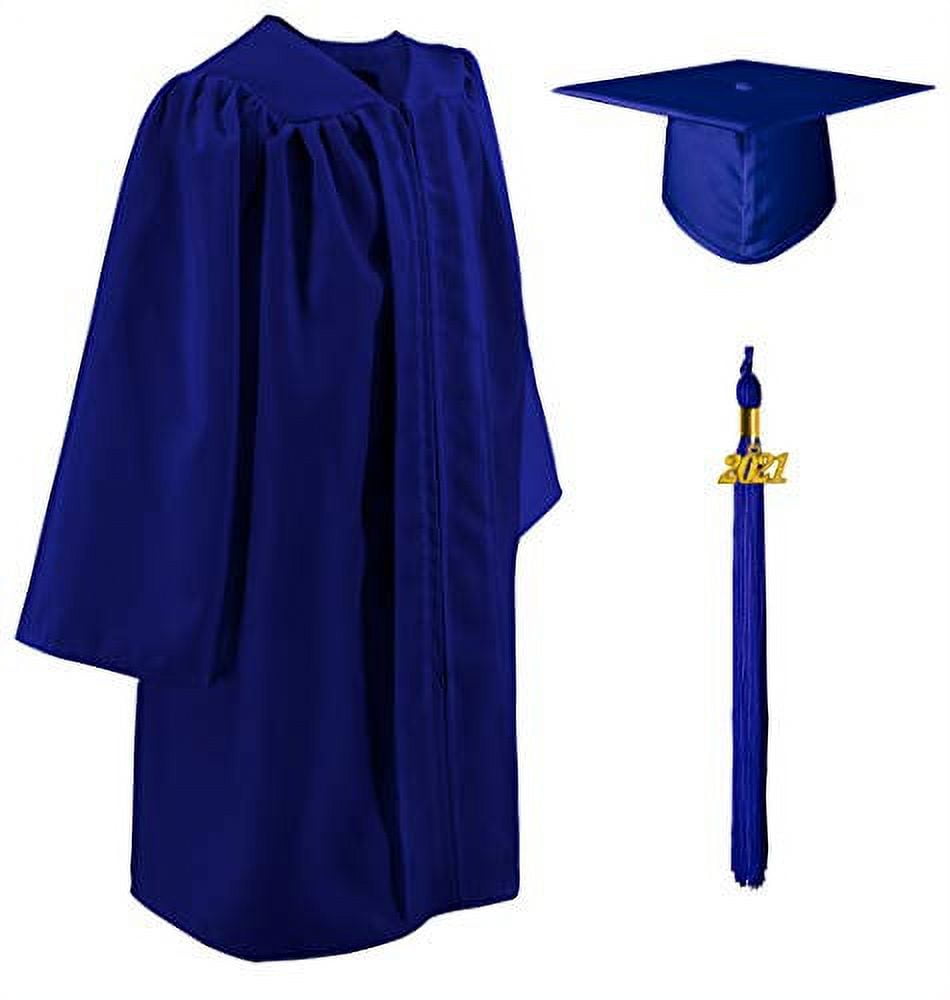 GraduatePro Matte 2021 Kindergarten Graduation Cap and Gown Tassel Set ...