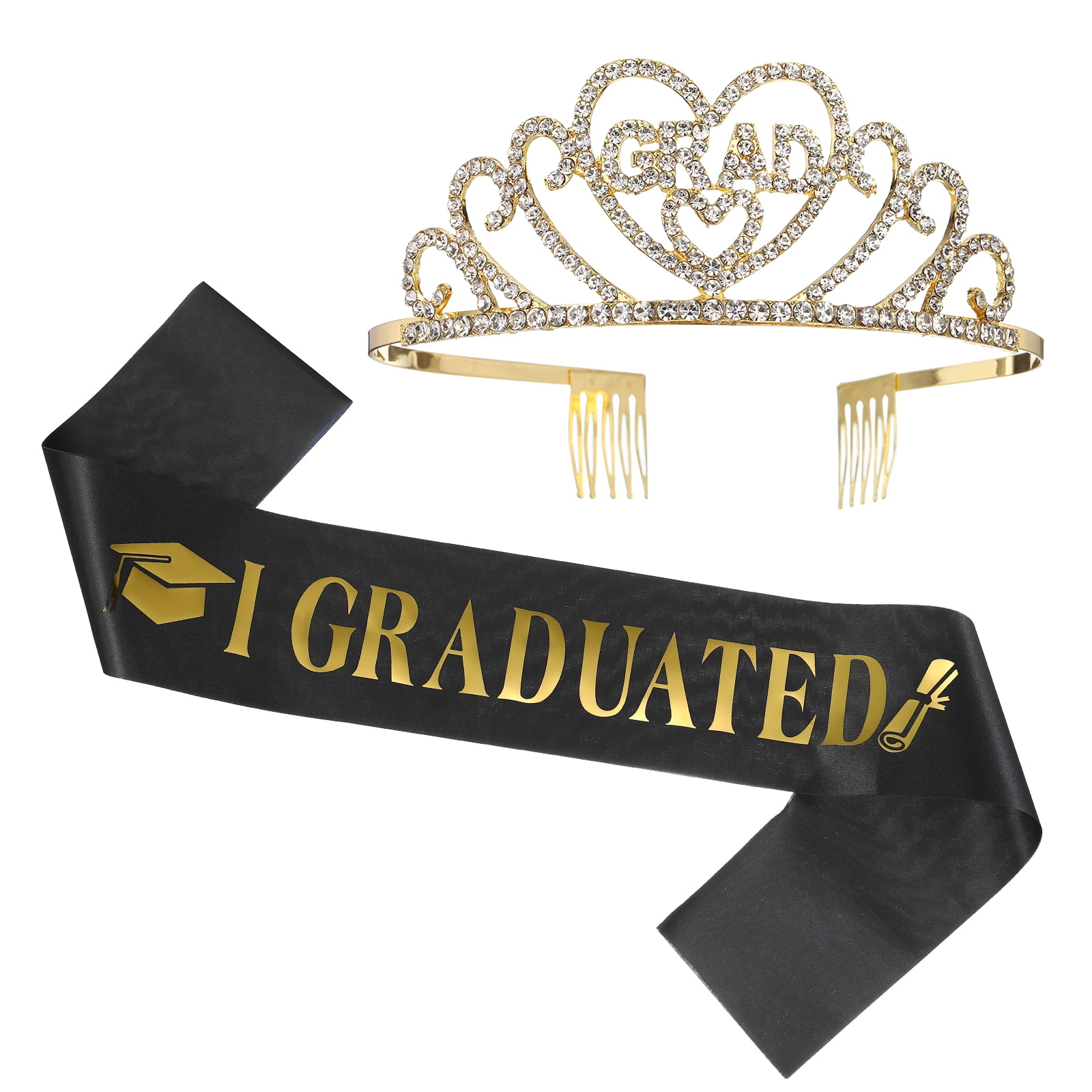 Graduated Crown,Graduated Sash and Crown Graduated -Tiara Headband ...