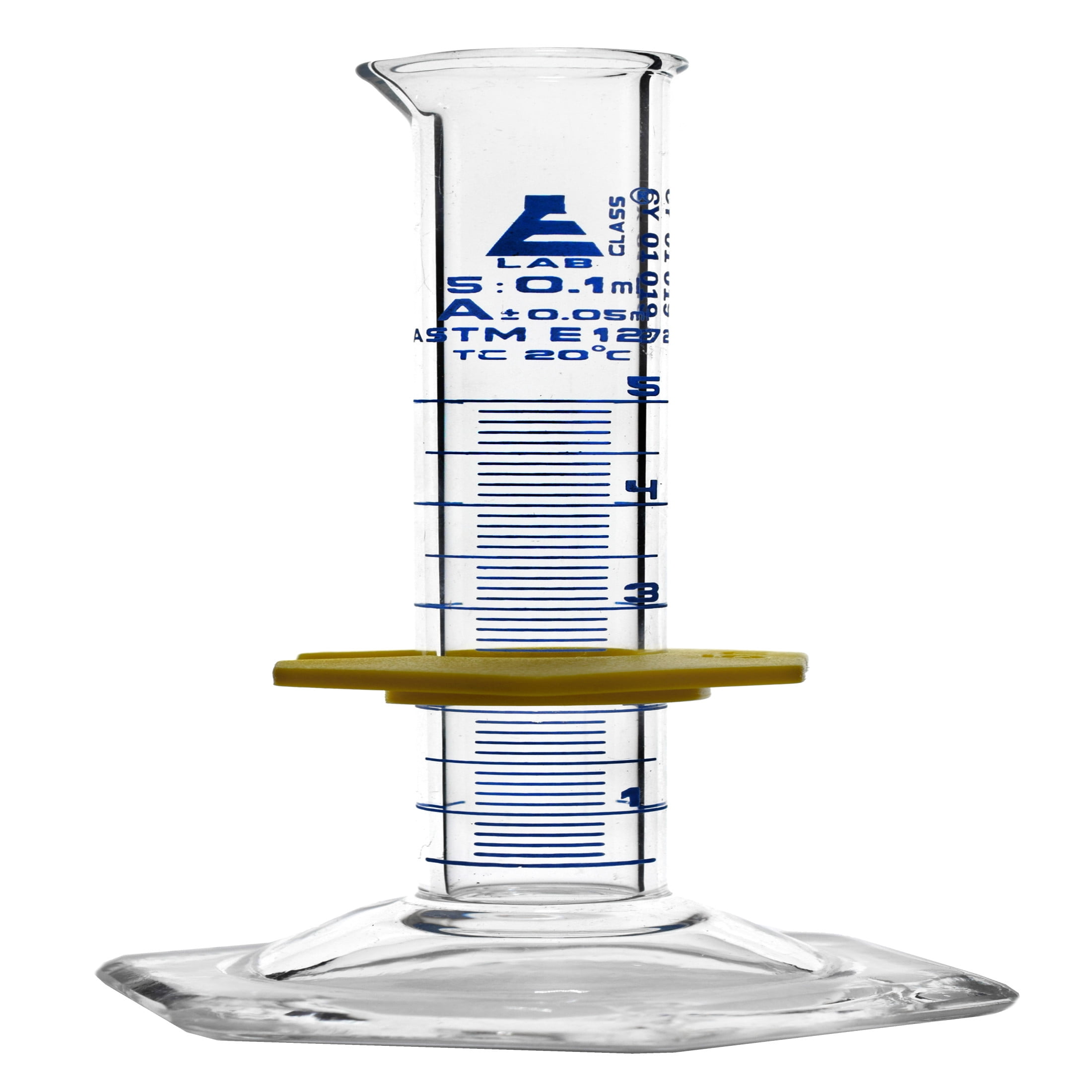 Graduated Cylinder, 5mL - ASTM, Class A Tolerance ±0.05mL - Protective ...