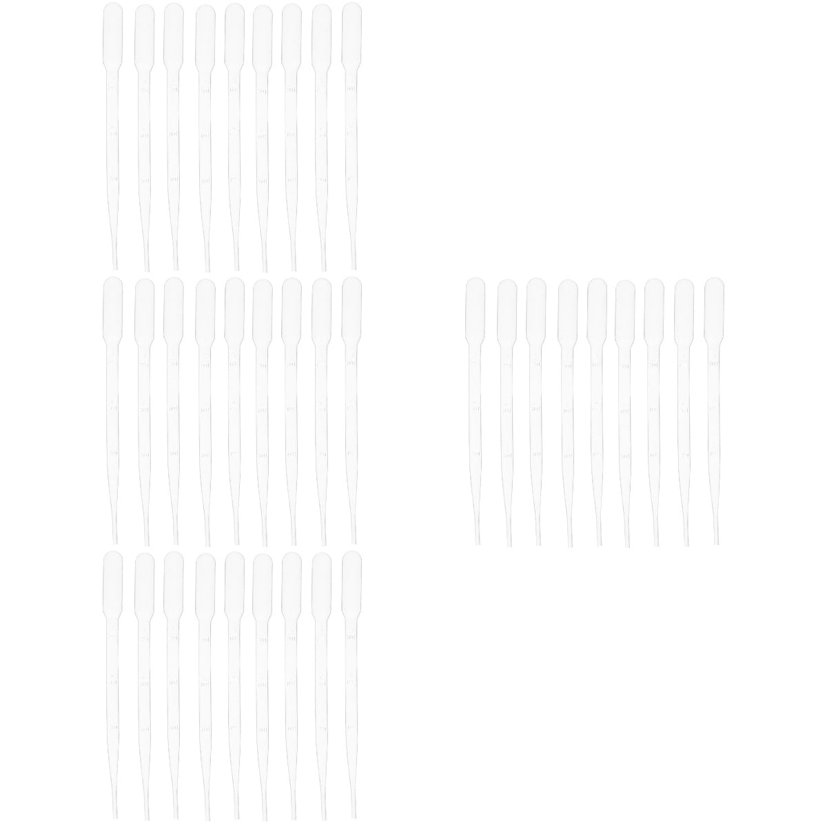 Graduated Dropper 400 Pcs Clear Pipette Shot Straw Scale Science ...