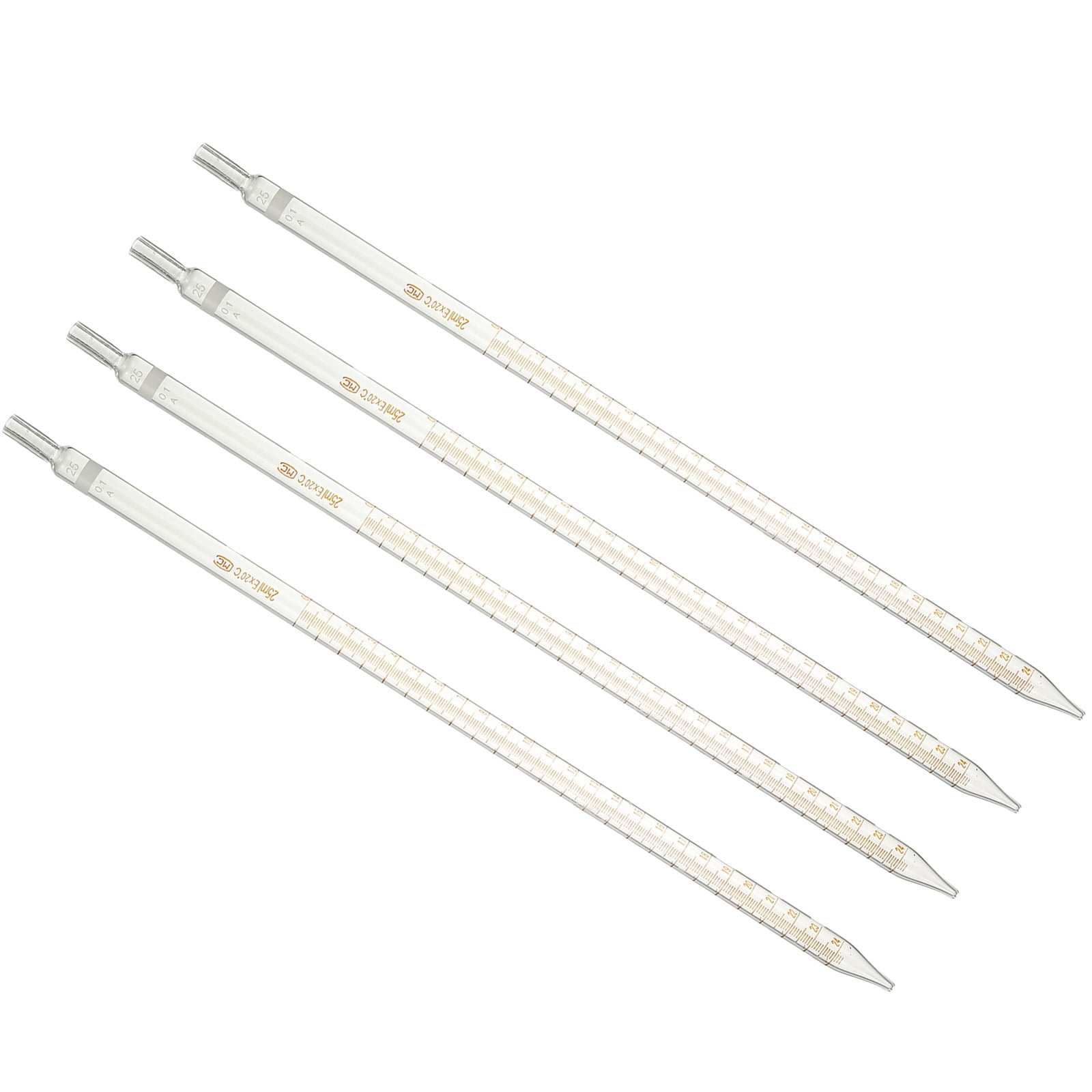 Graduated Dropper Pipettes 4 Pcs 25ml Reusable Borosilicate Glass ...