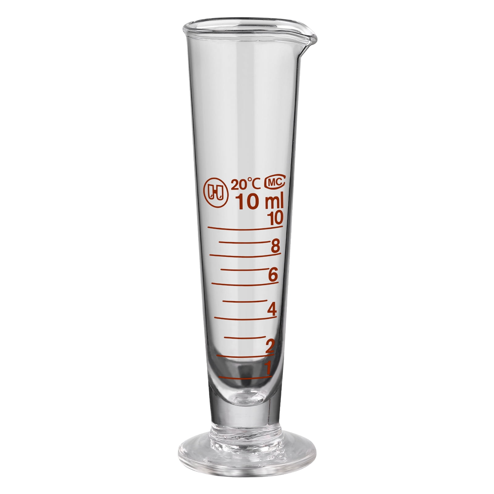 Graduated Glass Cup Laboratory Measuring Cup Scale Cup Experiment Tool ...