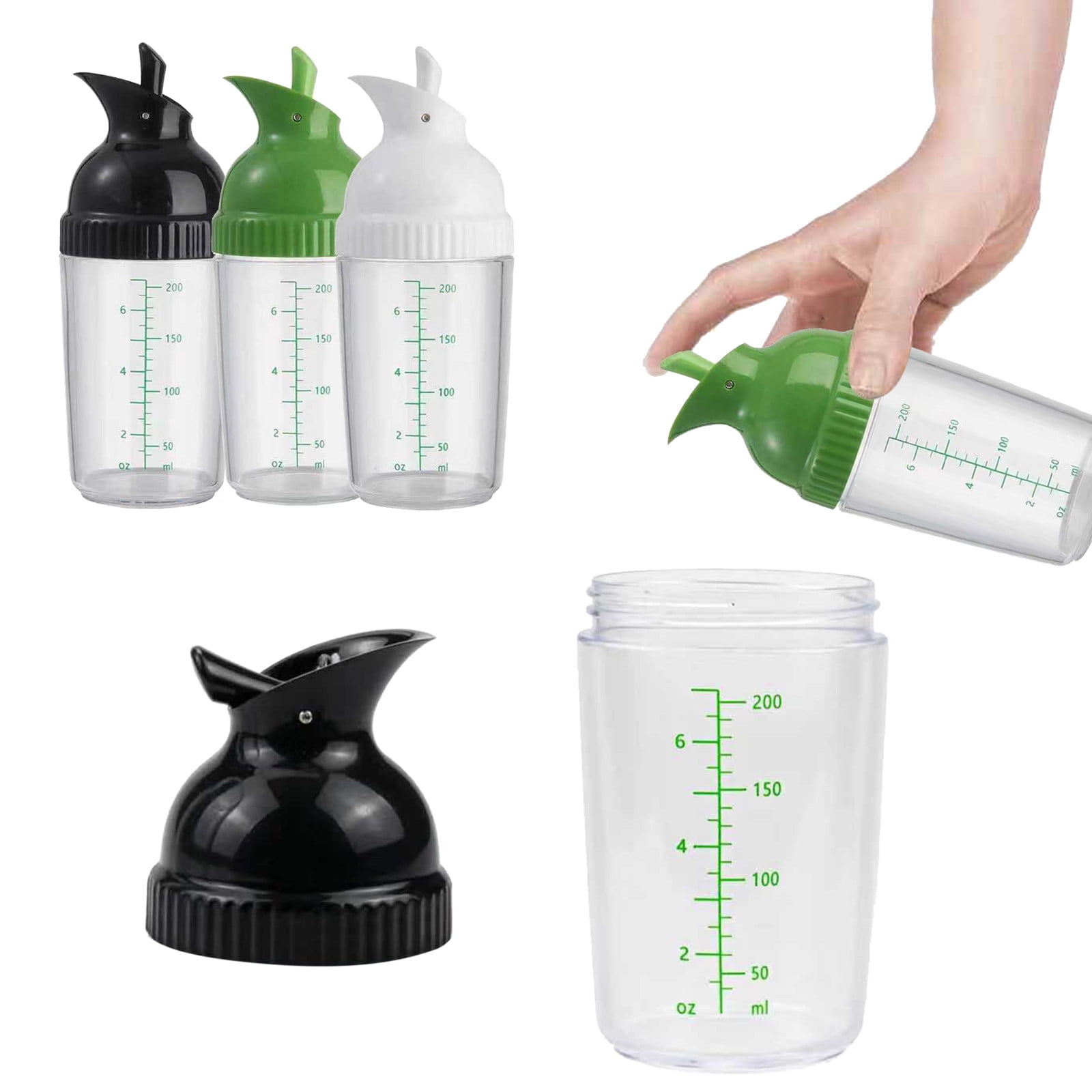 Graduated Lastic Shaker Drink Mixer Hand Shaker Cup With Scales Bar ...