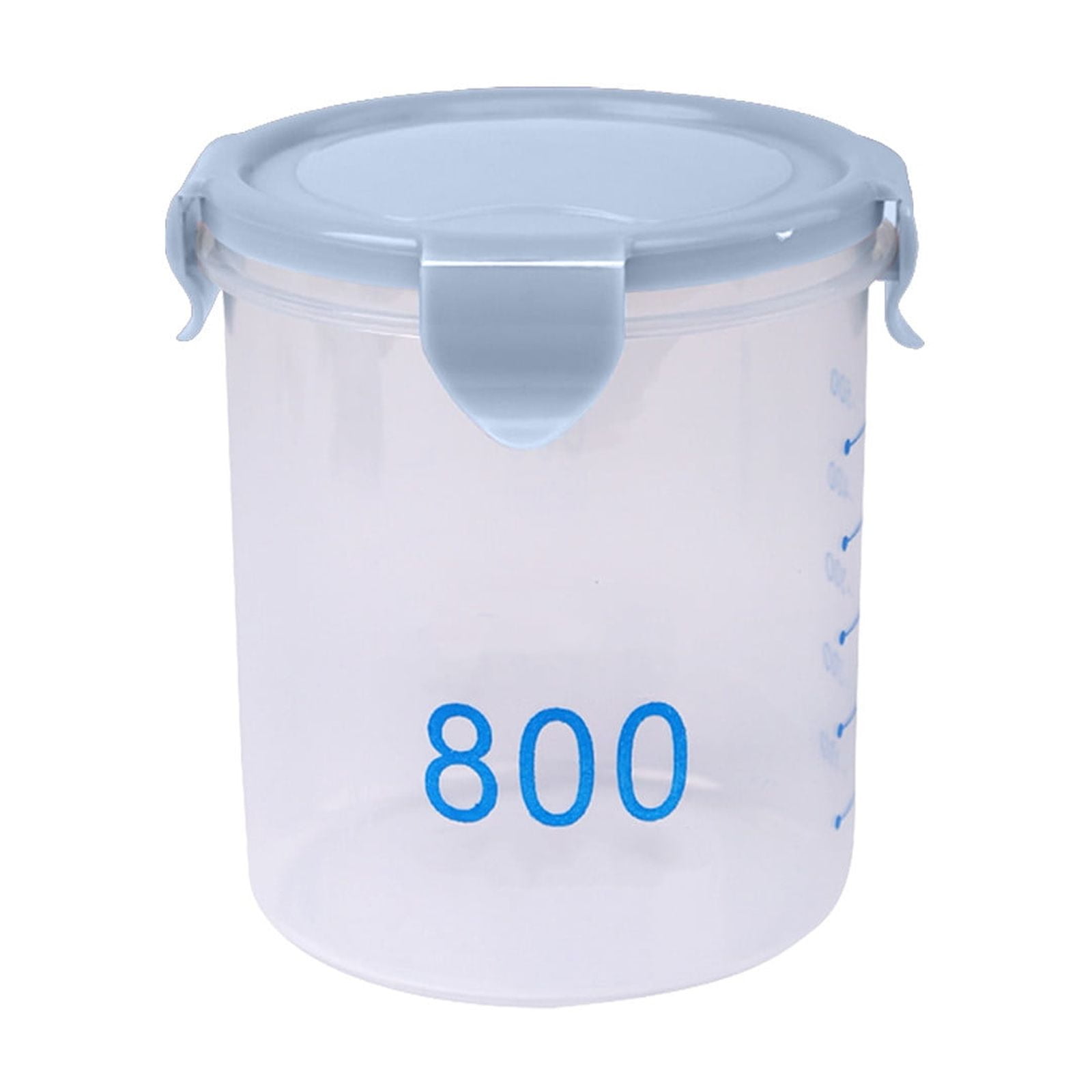 Graduated Round Storage Jars with Sealing Lid – Multi-Purpose Kitchen ...