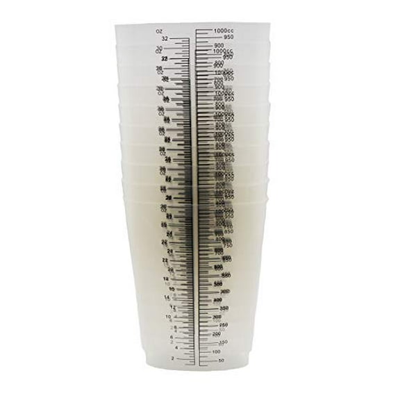 Graduated Triangular Polypropylene Laboratory Container 32 ounce/1000 ...