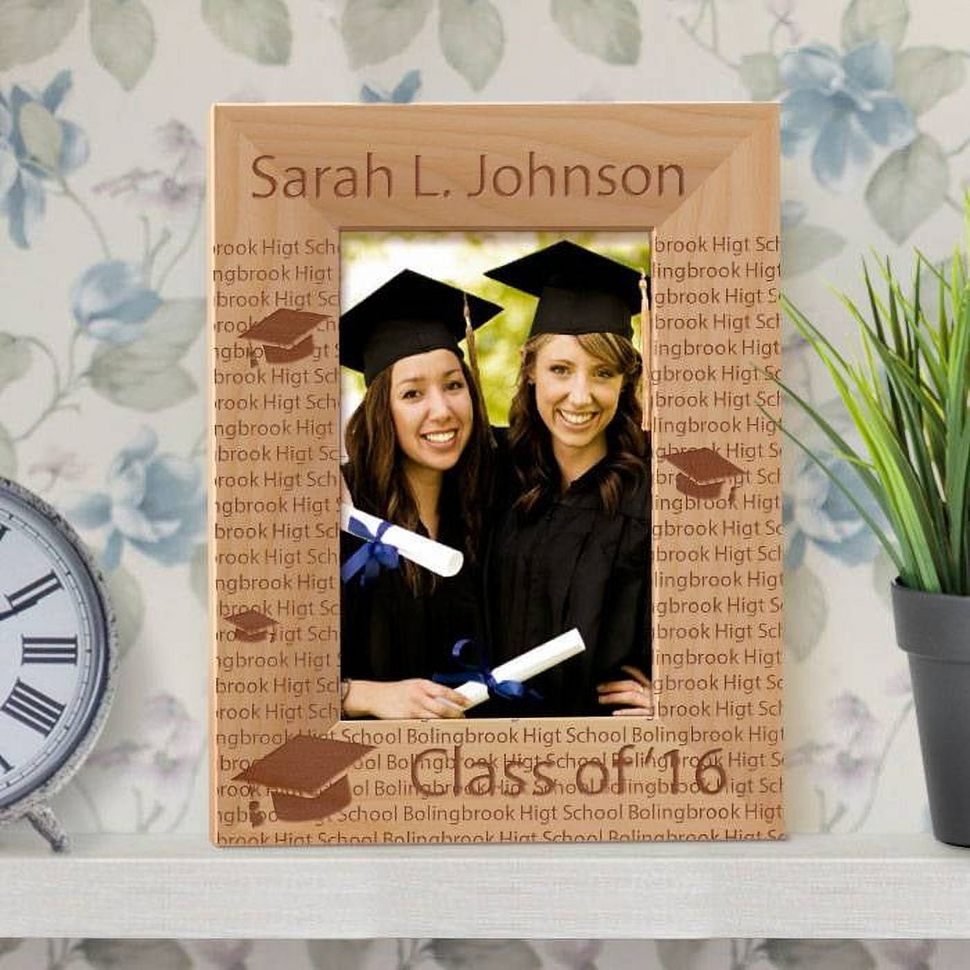 Graduating Class of This Year Personalized Wooden Picture Frame 4" x 6 ...