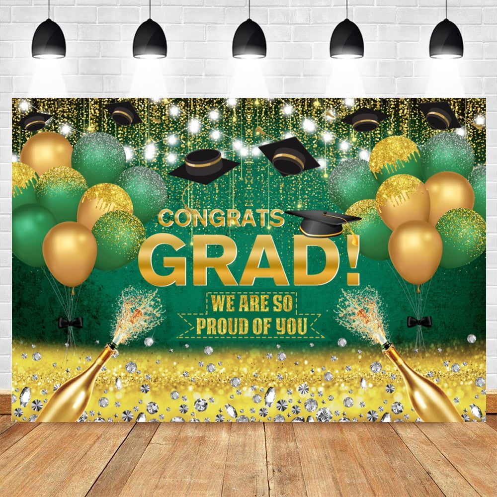 Graduation 2024 Photography Background Class of Congrats Grad Backdrop ...