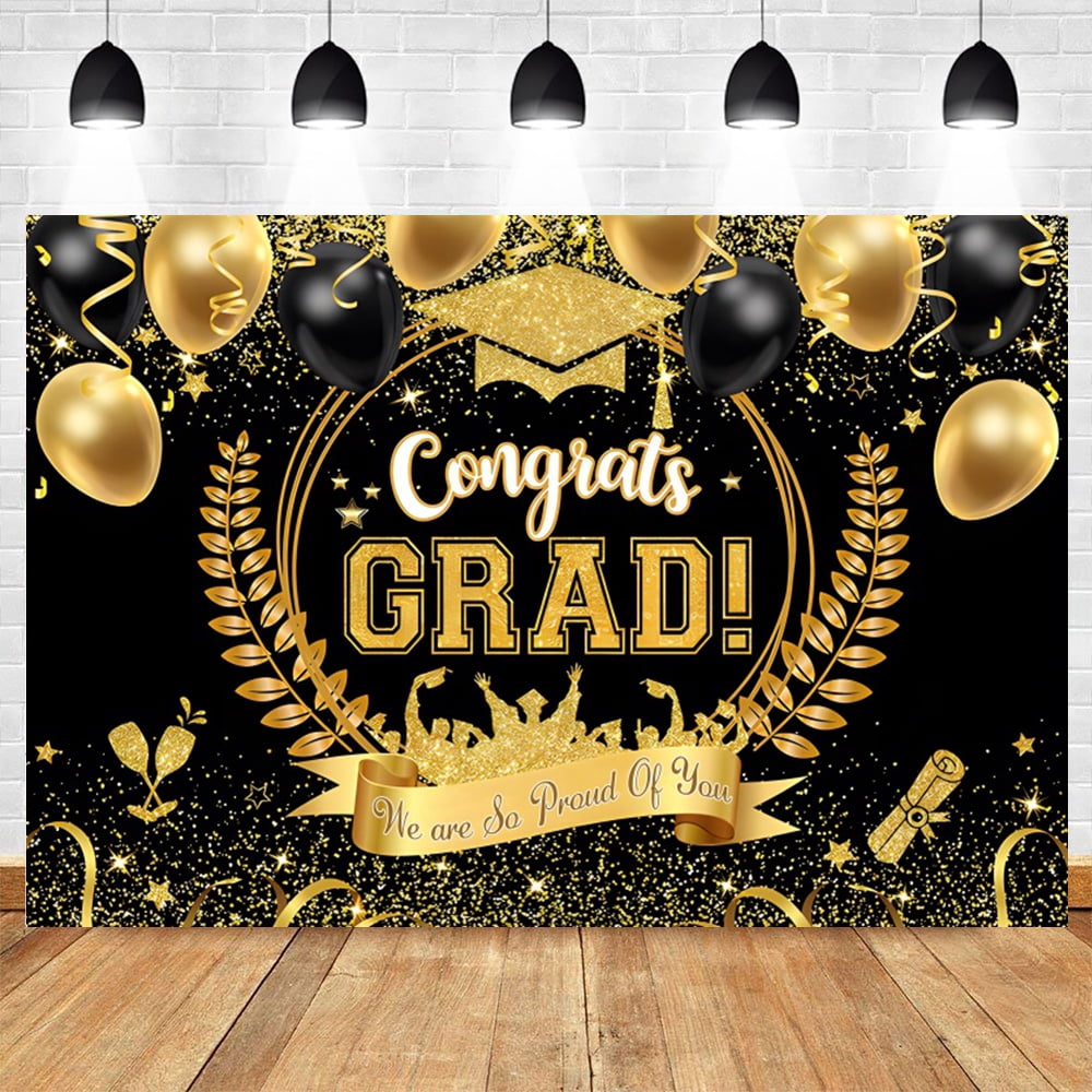 Graduation 2024 Photography Background Class of Congrats Grad Backdrop ...