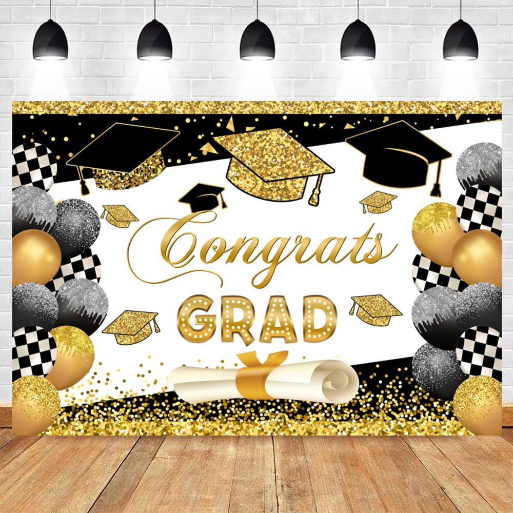 Graduation 2024 Photography Background Class of Congrats Grad Backdrop ...