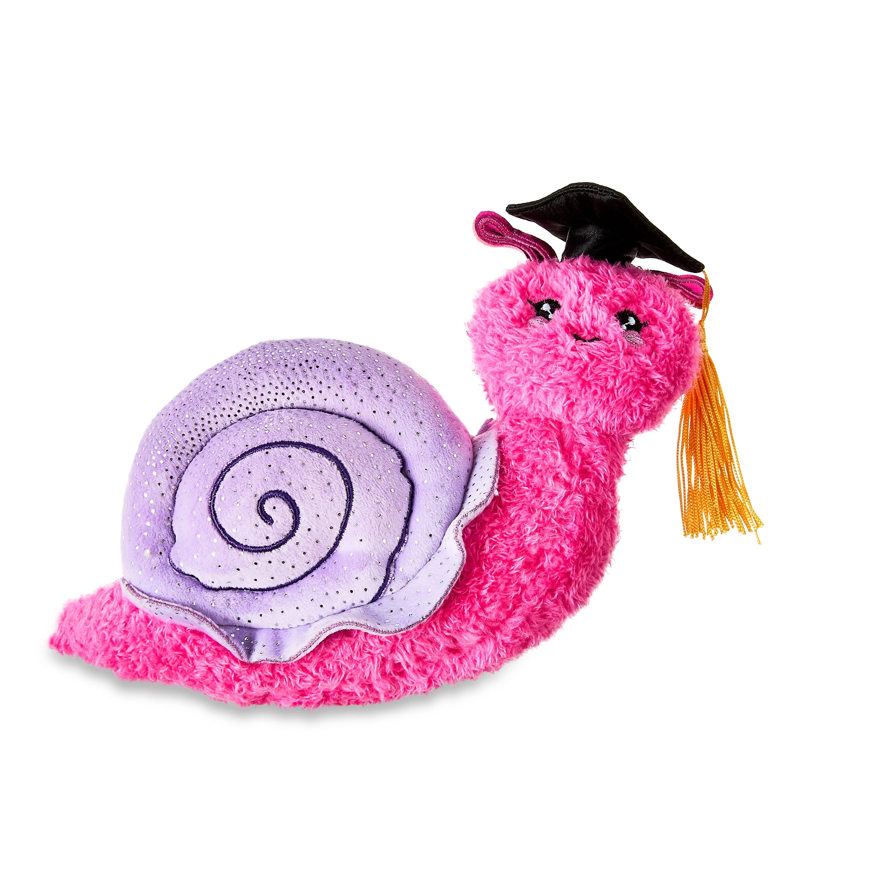 Graduation 2024 Pink Snail Plush with Cap, 7", by Way To Celebrate ...