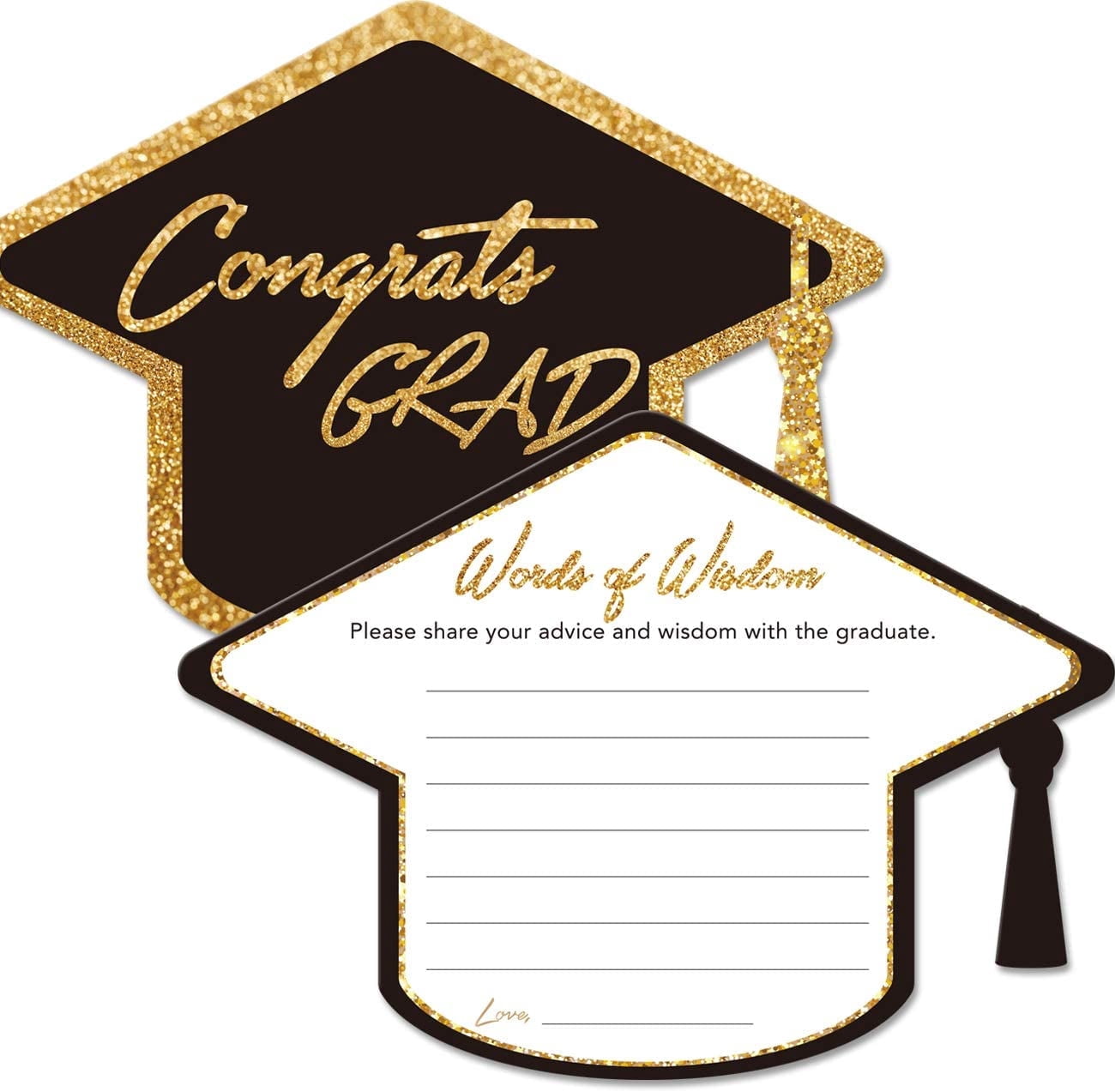 Graduation Advice Cards for The Graduate (30PCS), High School or ...