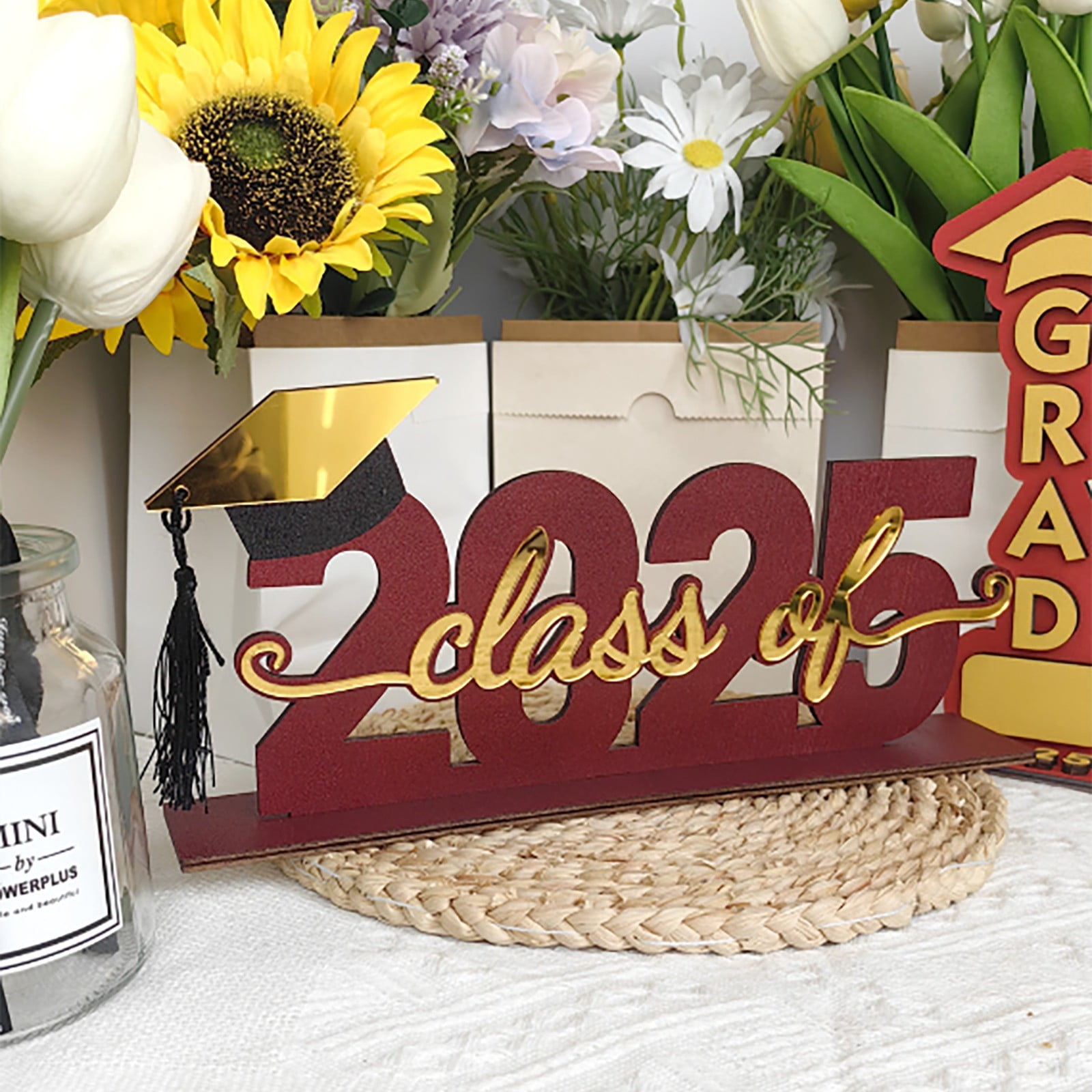 Graduation And Back To School 2025 Wooden Desktop Ornaments Graduation ...