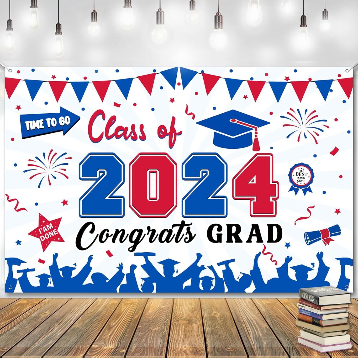 Graduation Backdrop 2025, Congrats Grad Banner, Graduation Decorations ...