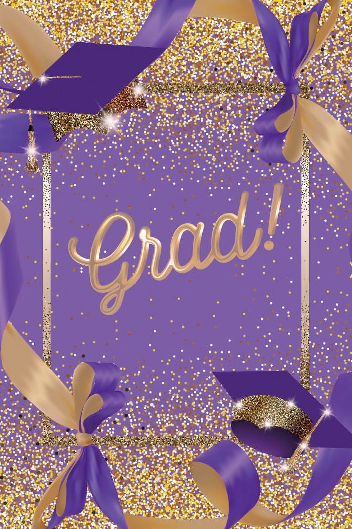 Graduation Backdrop Black Gold rations Congrats Grad Background 2024 ...
