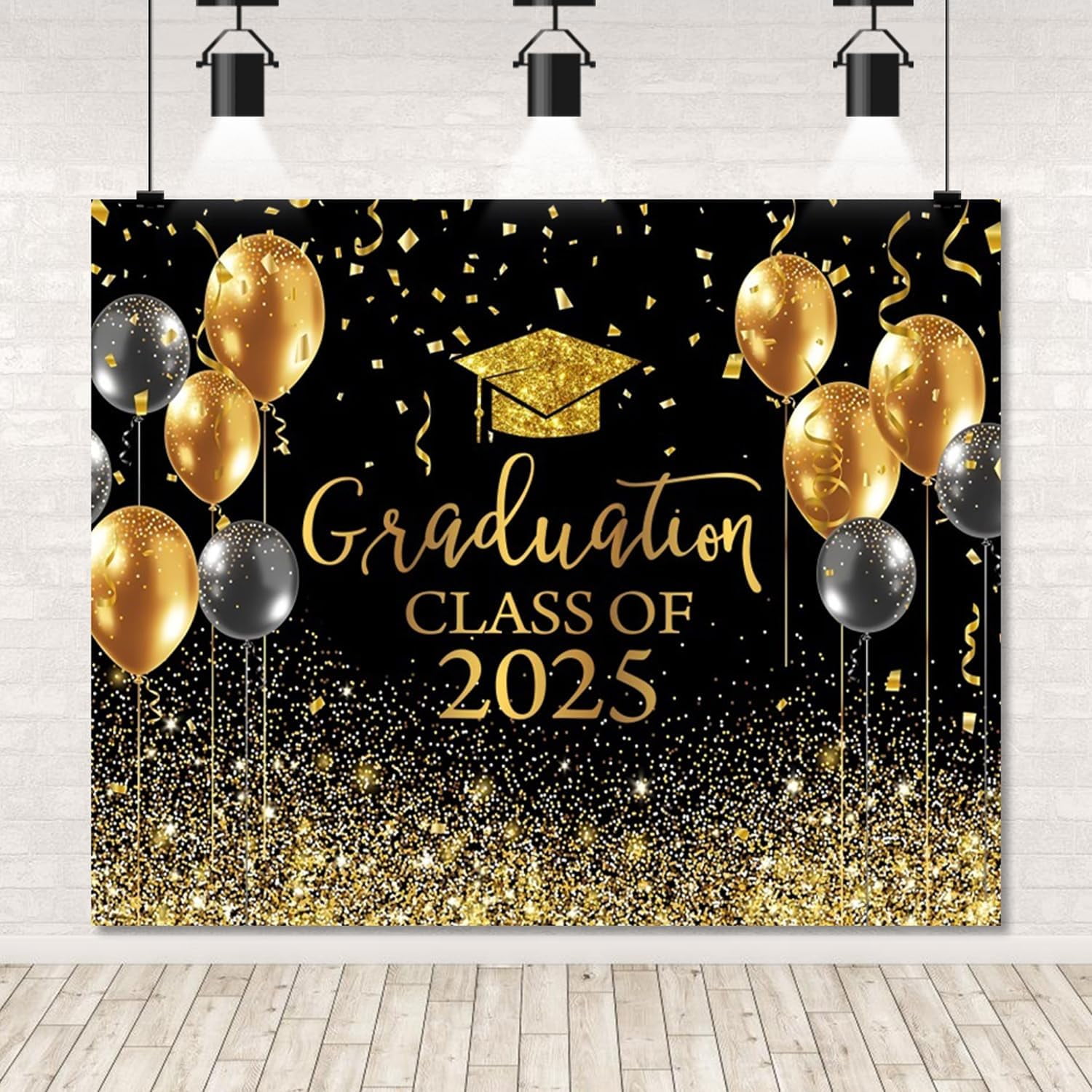 Graduation Backdrop Class of 2025 Congrats Grad Party Banner Background ...