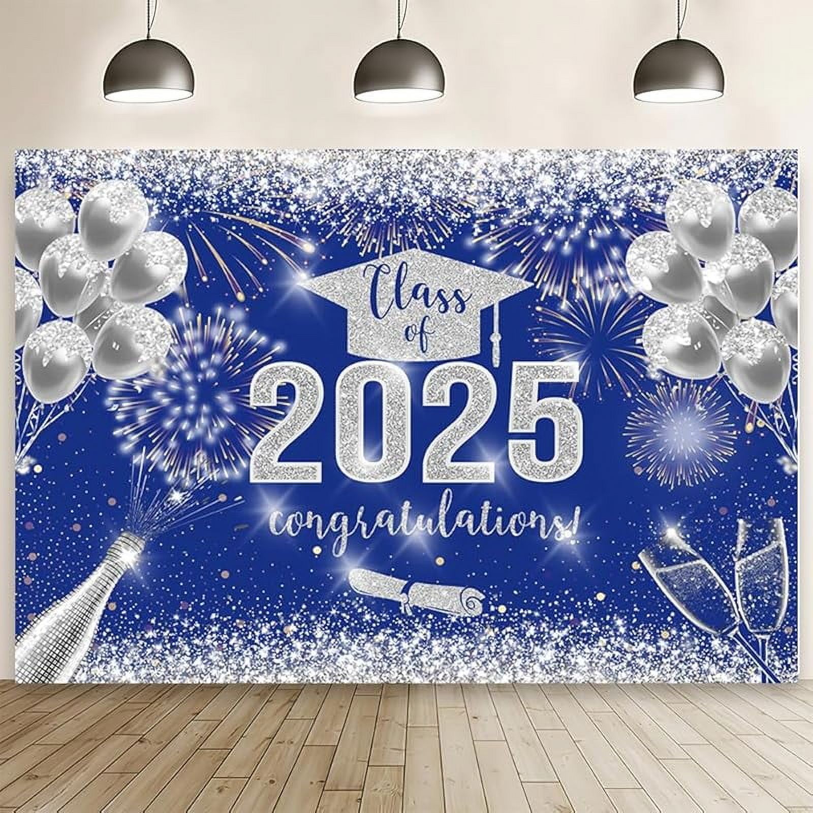 Graduation Backdrop Class of 2025 Congratulations Photography ...