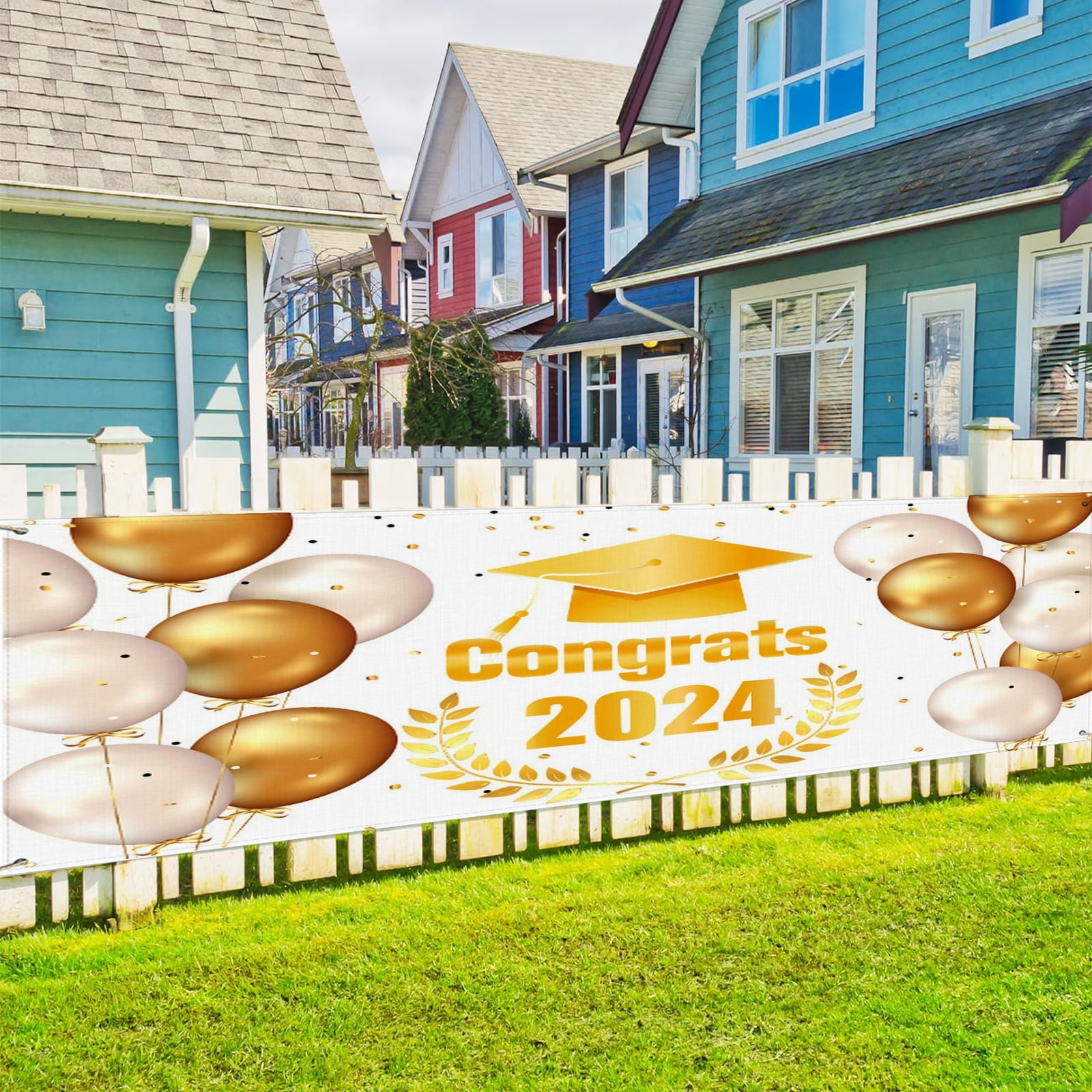 Graduation Backdrop Class of 2024 Graduation Party Decorations ...