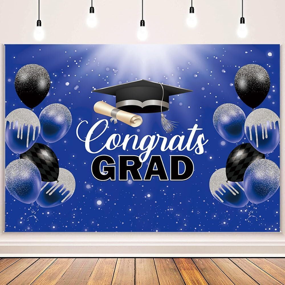 Graduation Backdrop Congrats Grad Photography Background Class of 2025 Congratulations Graduate ...