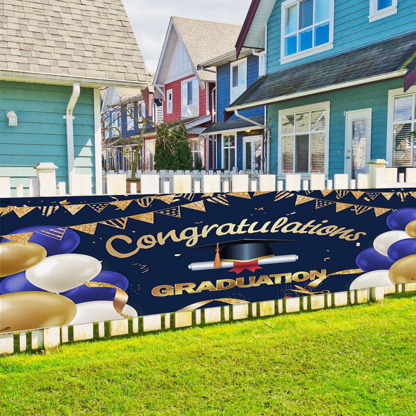 Graduation Backdrop Congrats Grad Wood Board Class of 2024 Banner ...