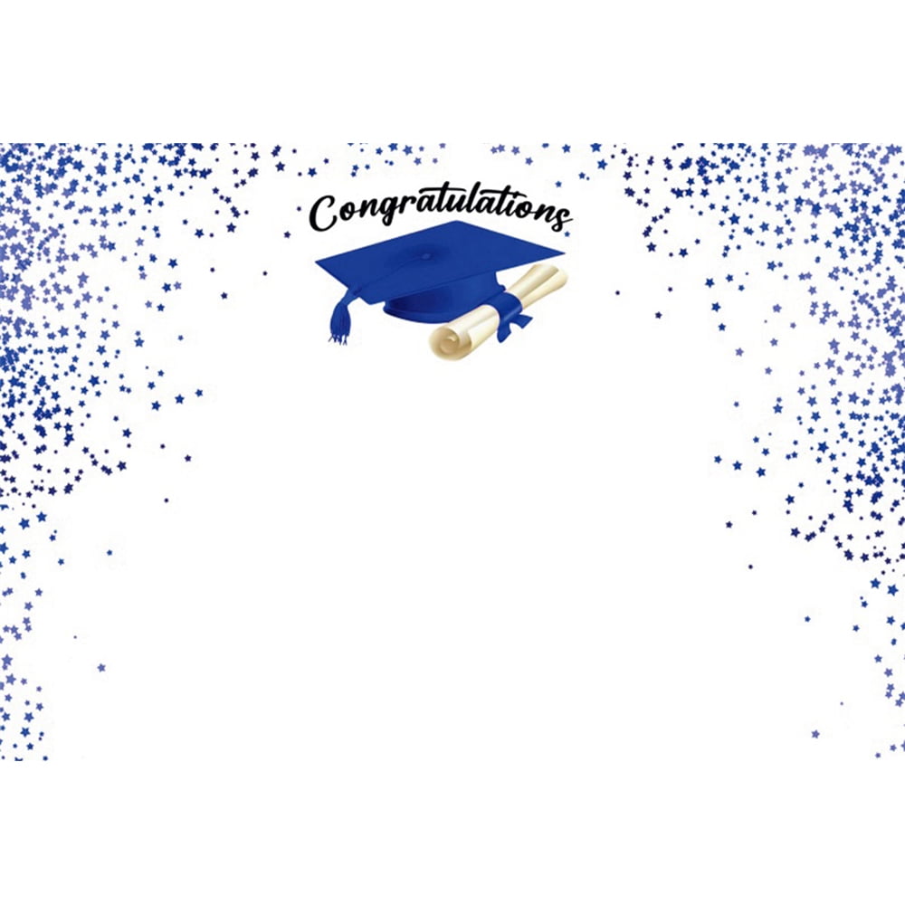 Graduation Backdrop Congratulations Graduates Hats Golden Light Bokeh ...