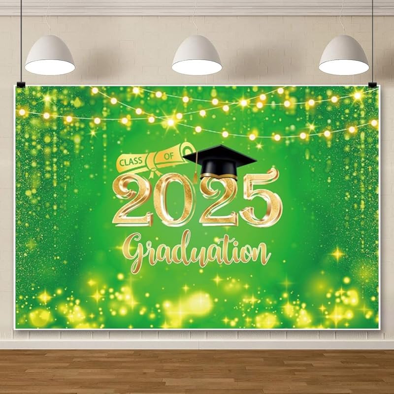 Graduation Backdrop Gold 2025 Graduation Photography Background Class ...