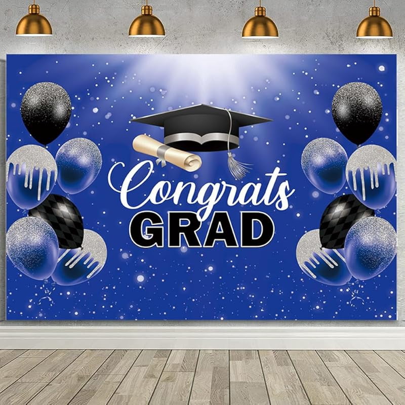 Graduation Backdrop Maroon Congrats Grad Photography Background Class ...