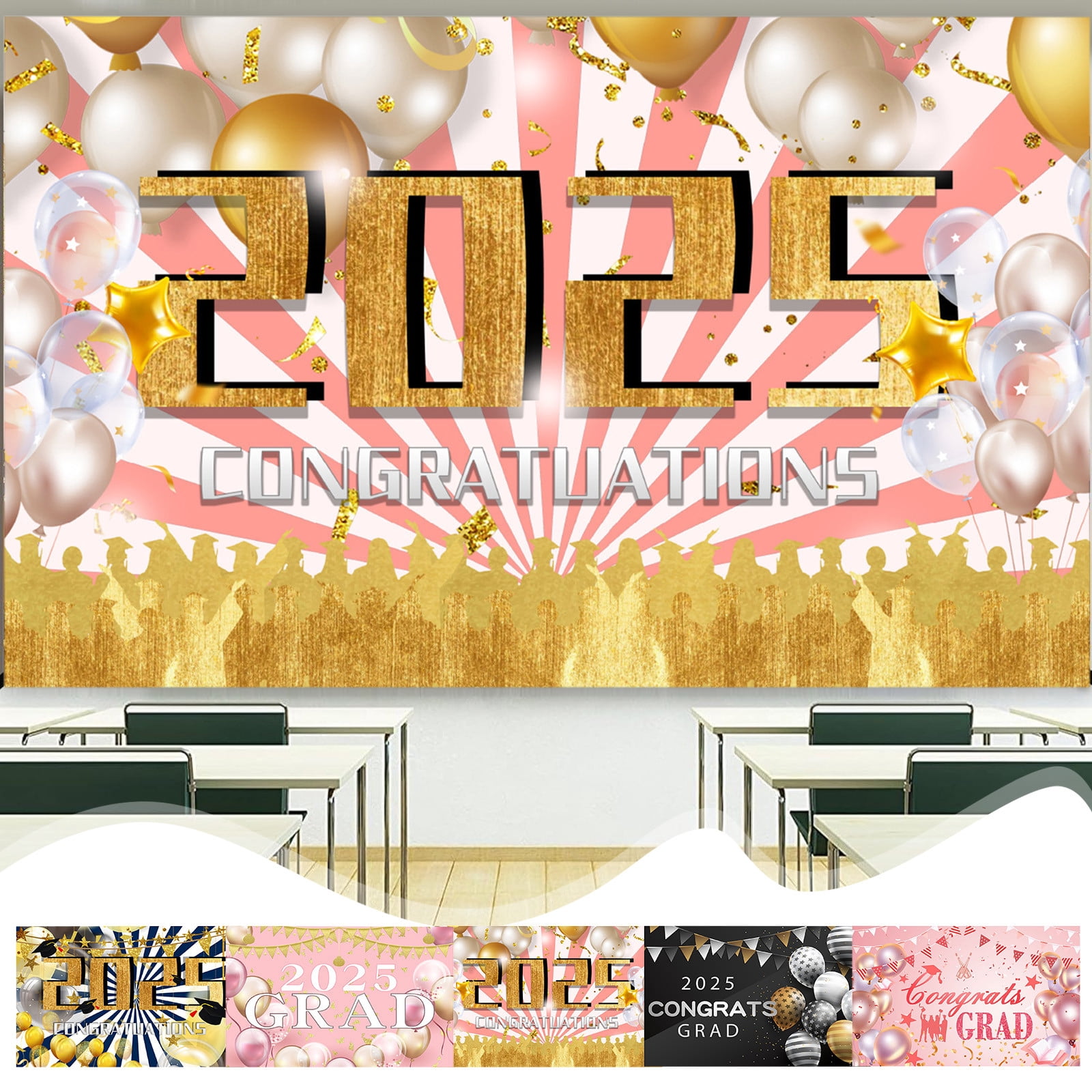 Graduation Backdrop Photography Background | 180x110cm Polyester Party ...