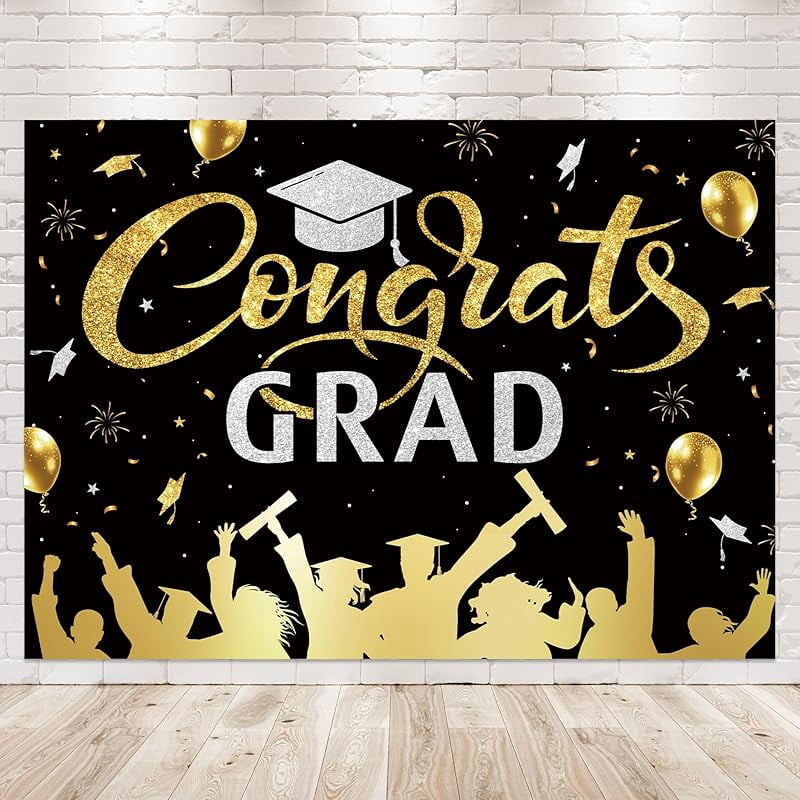 Graduation Backdrop Photography Congrats Grad Class of 2024 ...