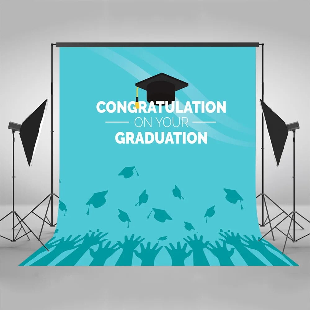 Graduation Backdrops for Photography Congratulation Photo Shoot ...