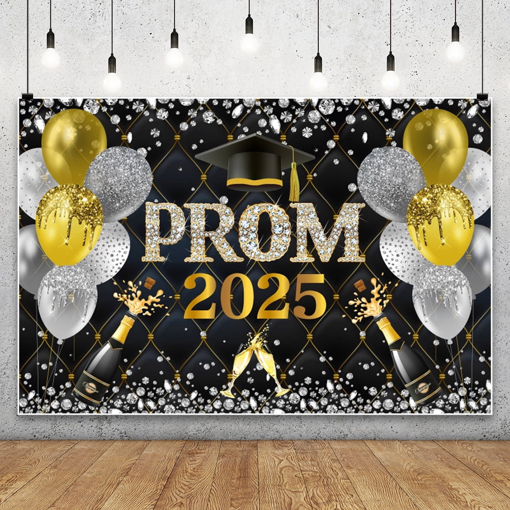 Graduation Background Banner 7" x 5" Large Backdrop Congrats Grad We ...