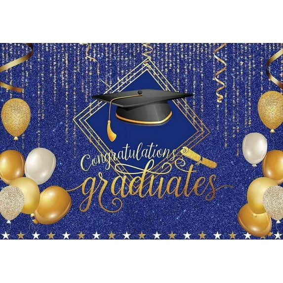 Graduation Background Banner Backdrops Congrats Grad Congratulations I ...