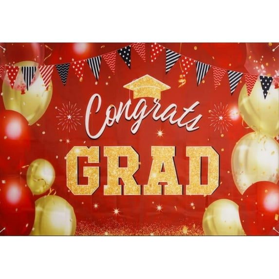 Graduation Background Banner Backdrops Congrats Grad Congratulations I ...