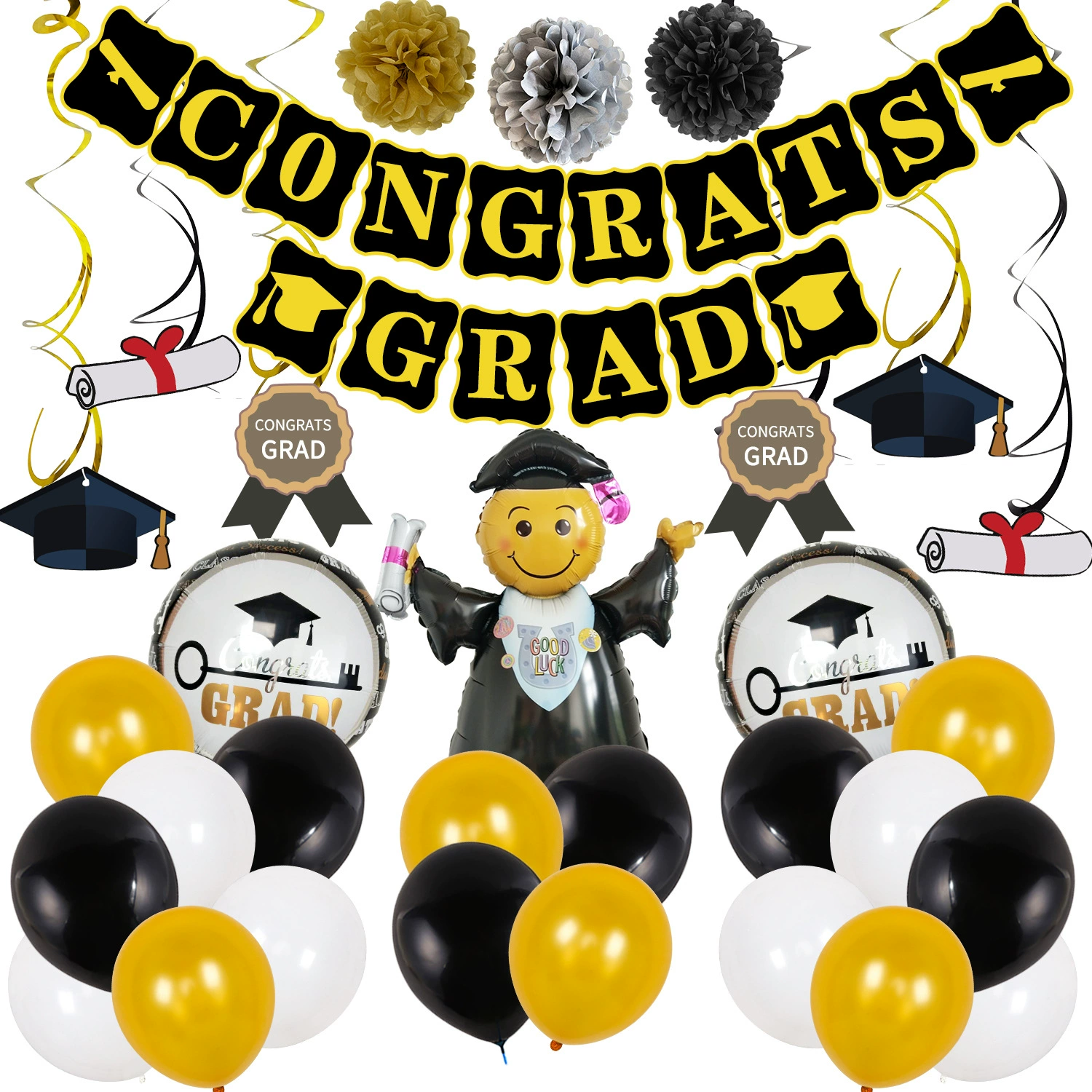 Graduation Balloon Congrats Grad Balloons Graduation Balloons Class of ...