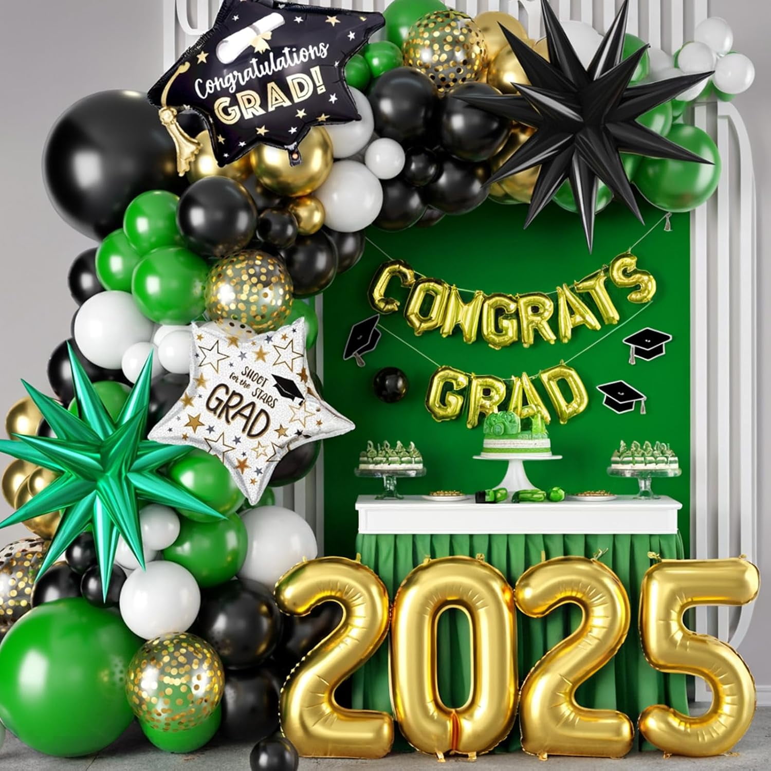 Graduation Balloons Arch Garland Kit, Graduation Party Decoration ...
