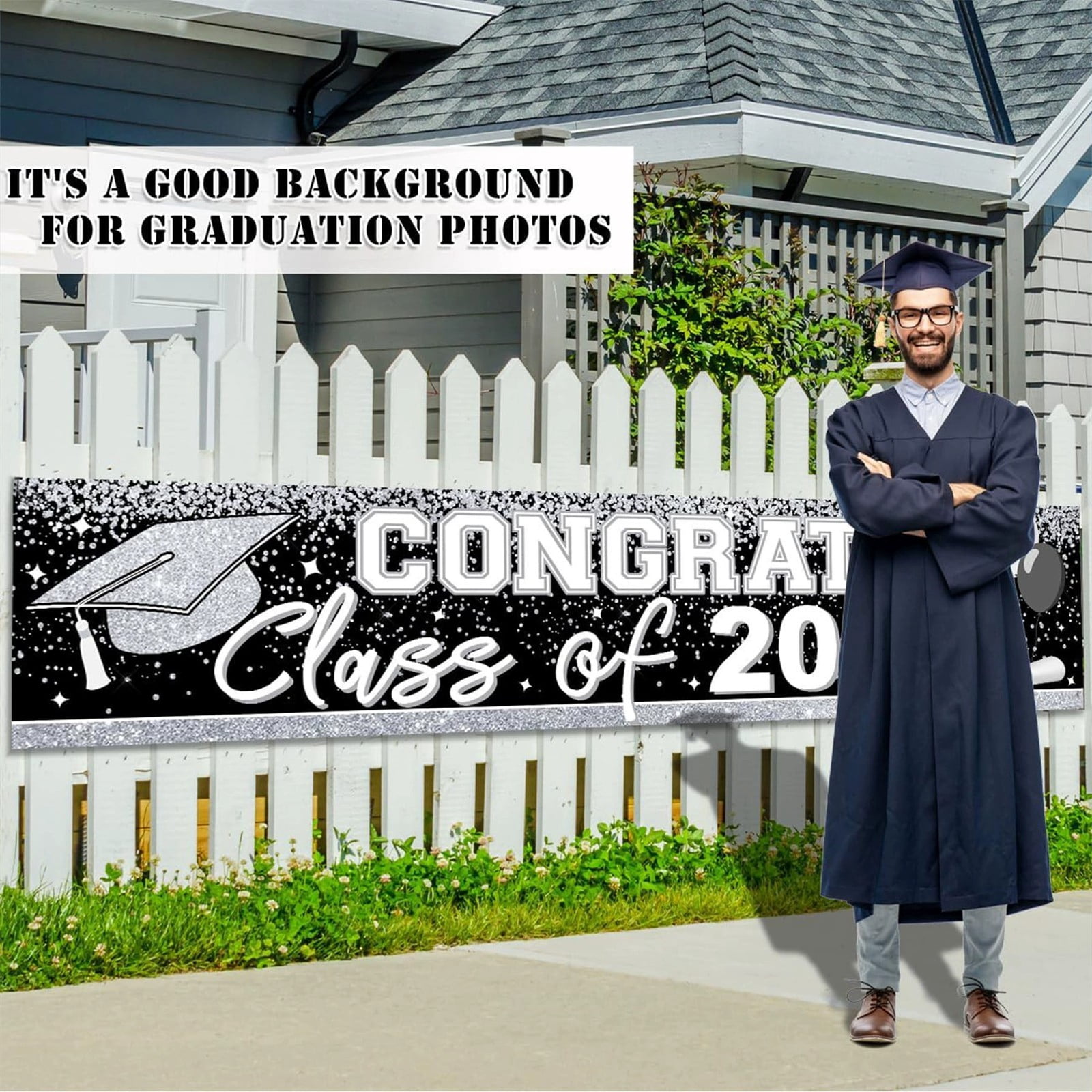 Graduation Banner 2025 Congrats Class of 2025 Durable Party Decoration ...