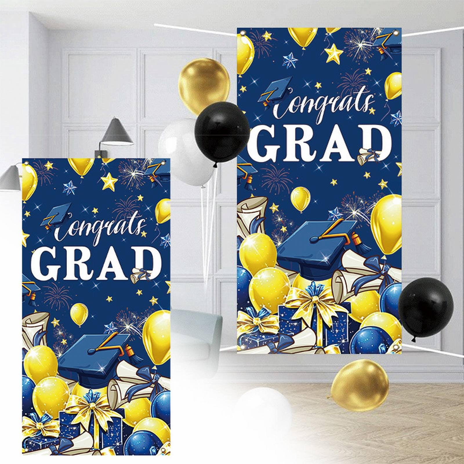Graduation Banner Class of 2025,35X78 Inch Congratulations Class of ...