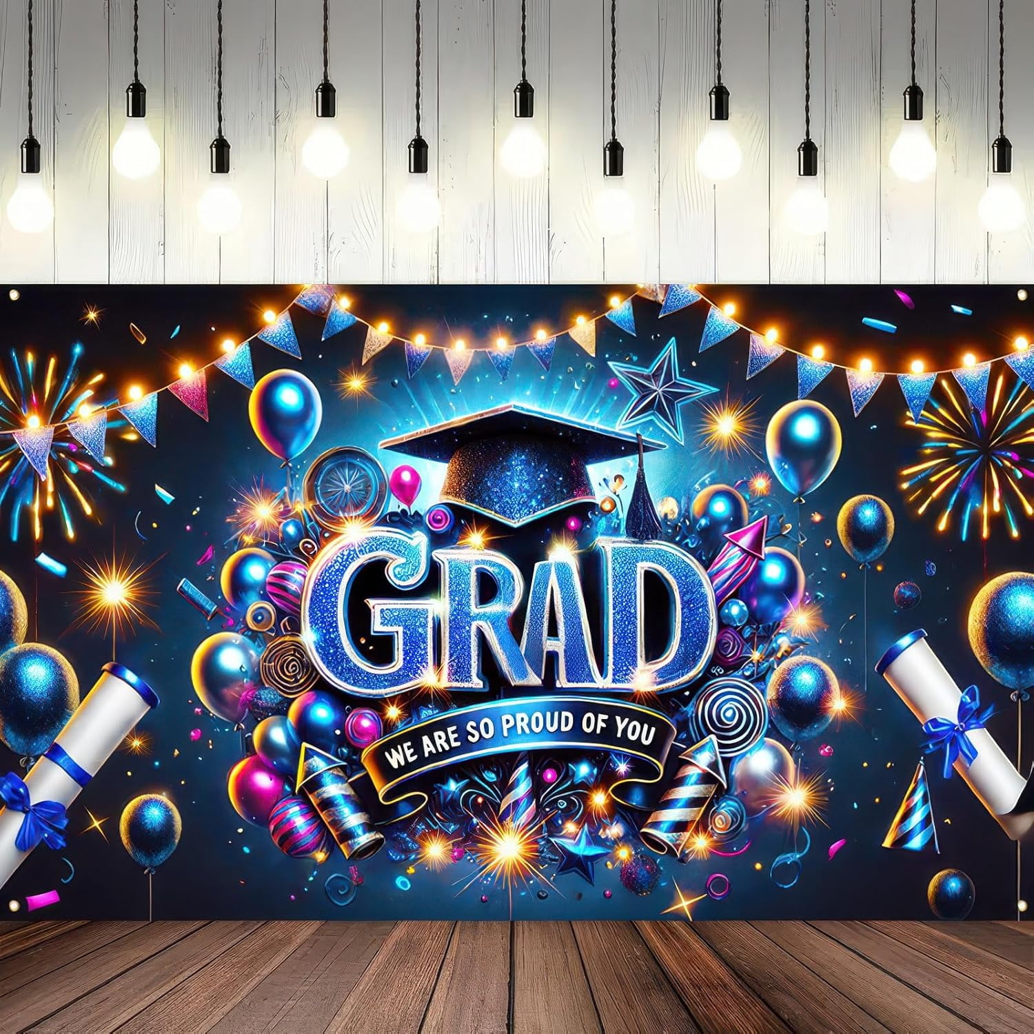 Graduation Banner Congratulations Class of 2025 Graduate Backdrop ...