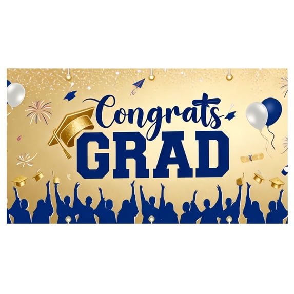 Graduation Banner Large Party Sign With Inspirational Quotes For High ...