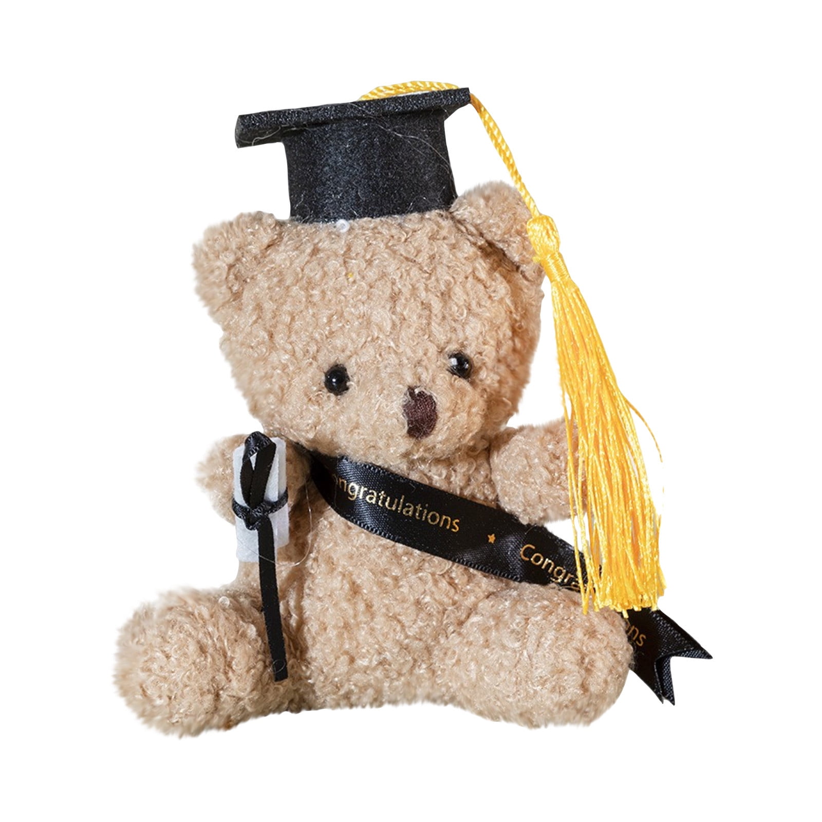 Graduation Bear 2025, 6 Inch Stuffed Animal Bear with Gown Cap Tassel ...