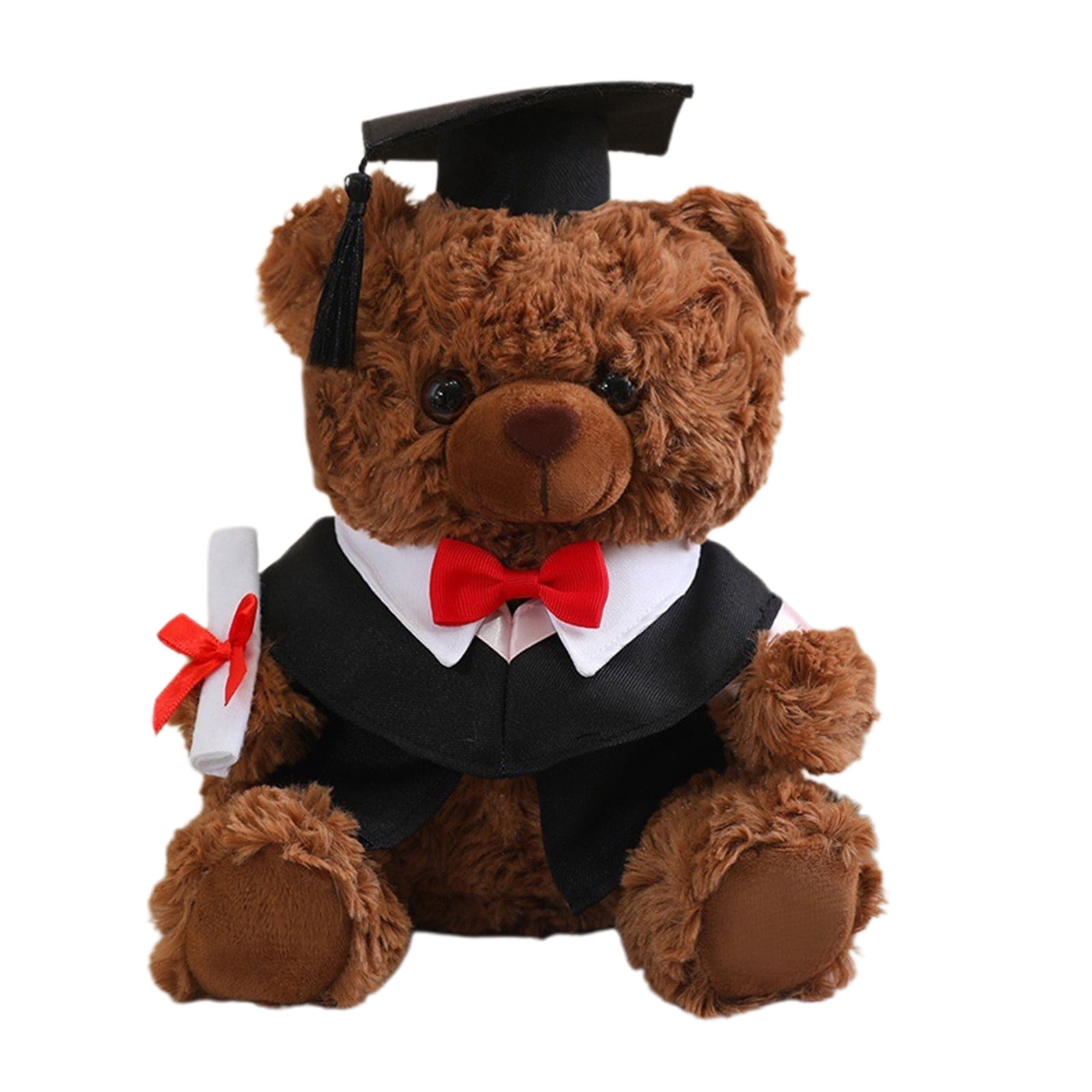 Graduation Bear 2025 with Gown Cap Tassel 9.84in Royal Graduation ...