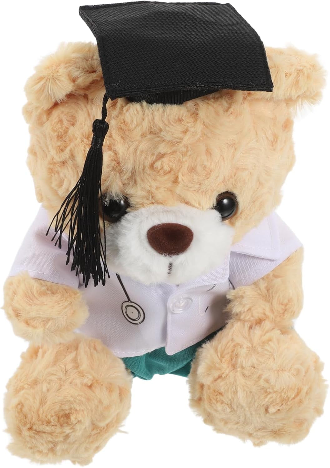 Graduation Bear Plush Fluffy Doctor Bear in Uniform present for Medical ...