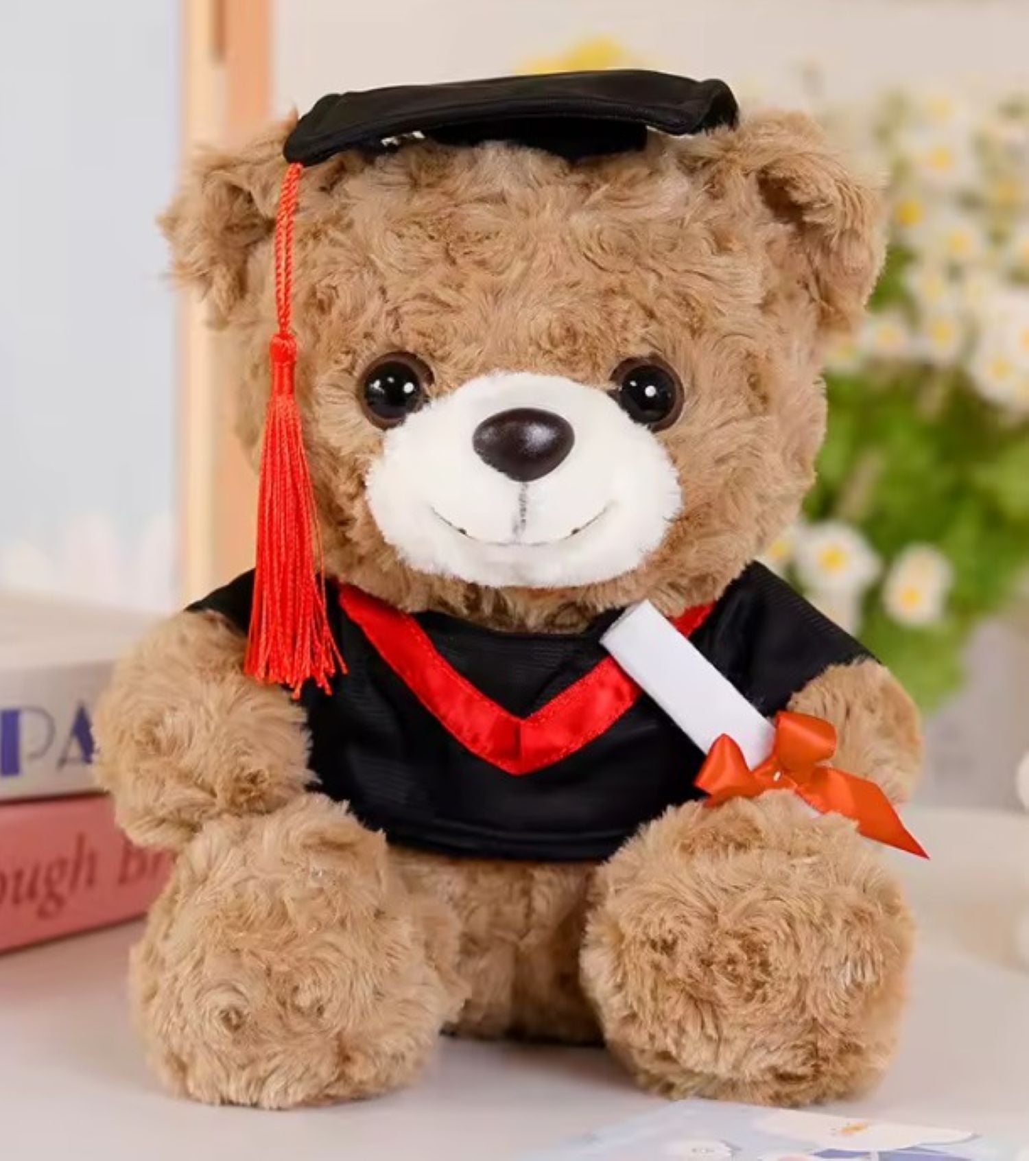 Graduation Bear Plush Stuffed Animal Plush Toy Graduation Gift - Brown ...