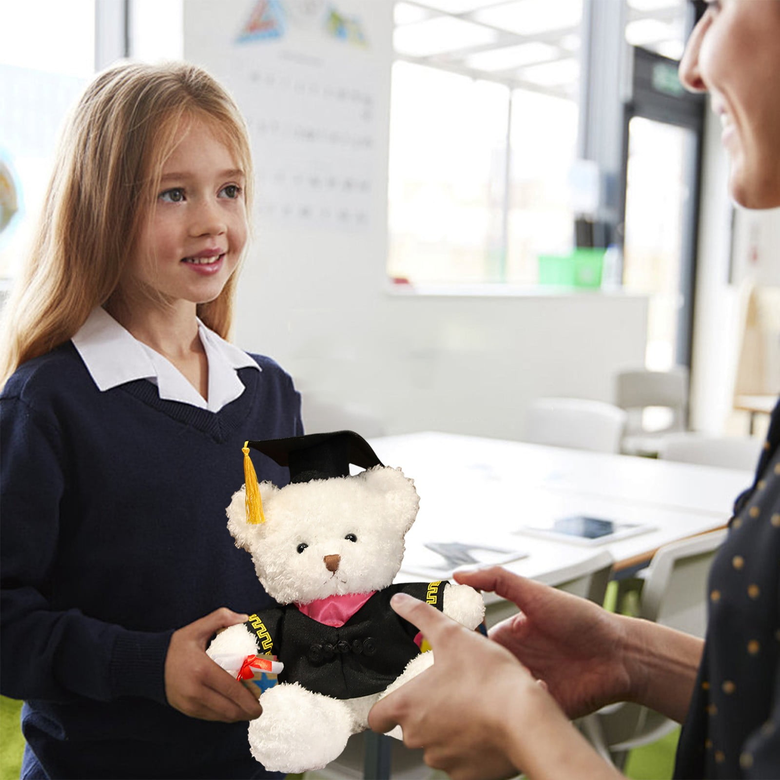 Graduation Bear Plush Toy, Soft Stuffed Animal, 12-inch Size, Cute ...