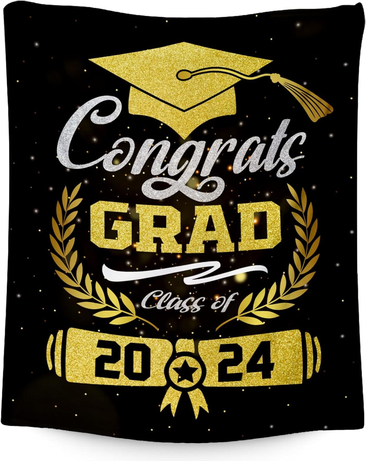 Graduation Blanket Gifts - 40"x50" Class of 2024 Blankets for Her Him ...
