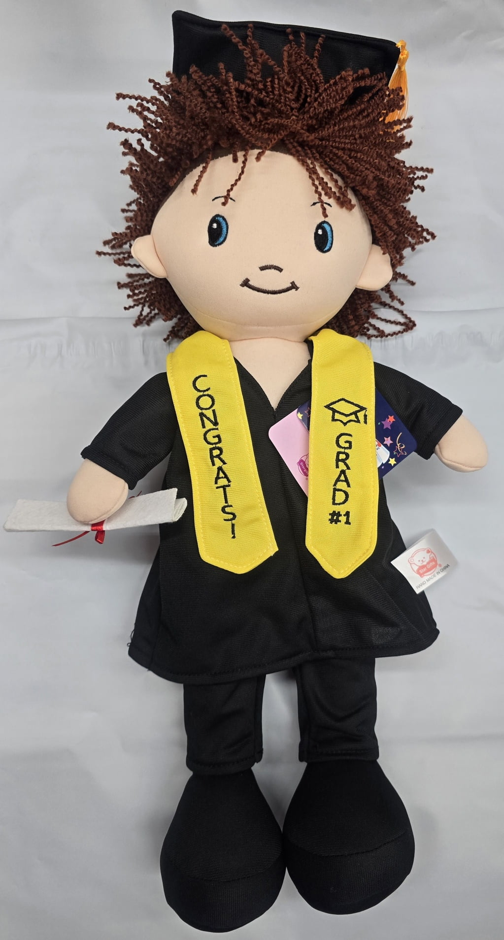Graduation Boy 16" inches Plush Doll with Cap & Uniform New with Tags ...