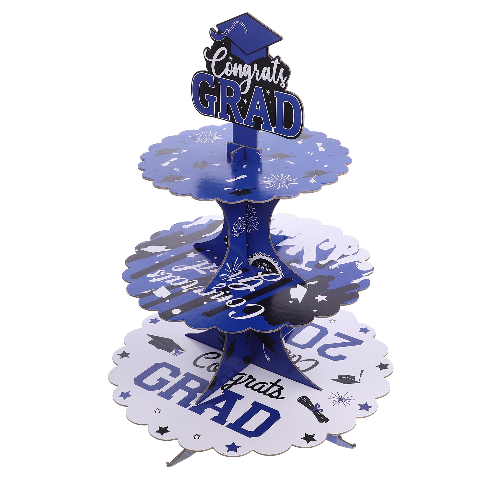 Graduation Cake Stand Cupcake Tier Holders Large Storage Shelves ...