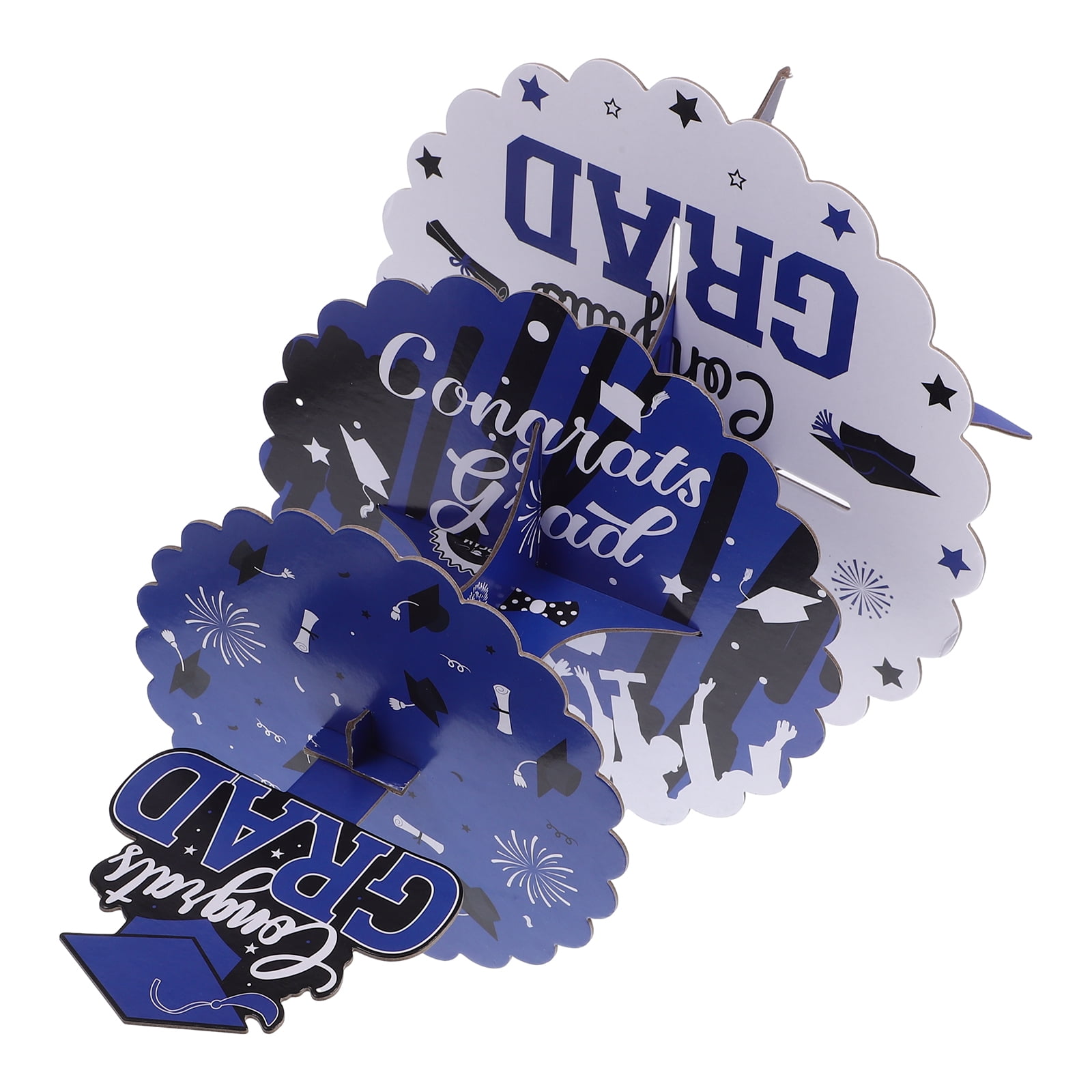 Graduation Cake Stand Storage Shelves Display Cupcake 3 Tier Tiered ...