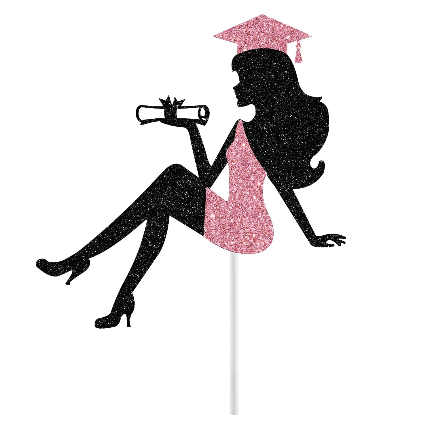 Graduation Cake Topper 2025, Graduation Girl TVS1 Cake Topper, Congrats ...