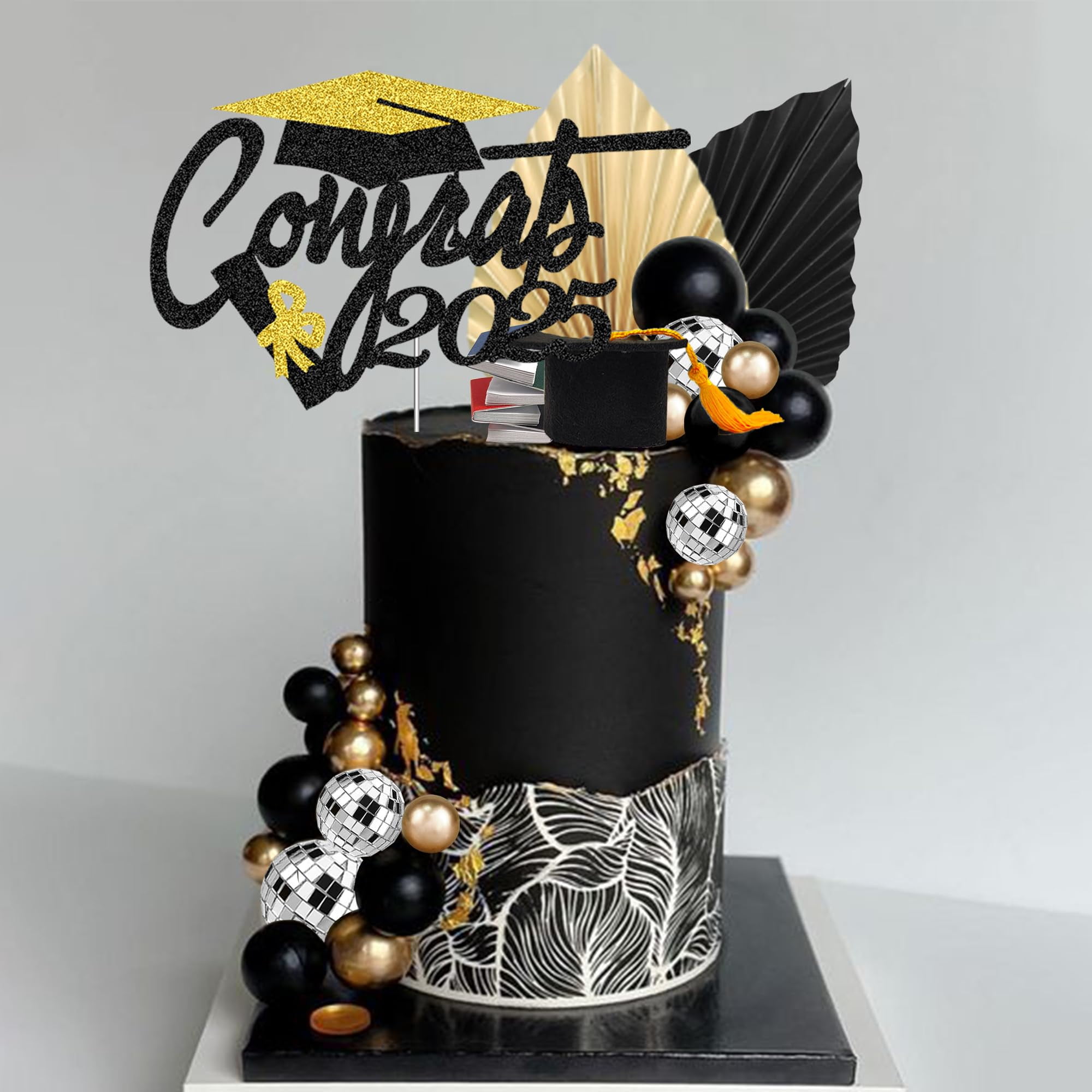 Graduation Cake Toppers Congrats Decoration for COC1High School College ...
