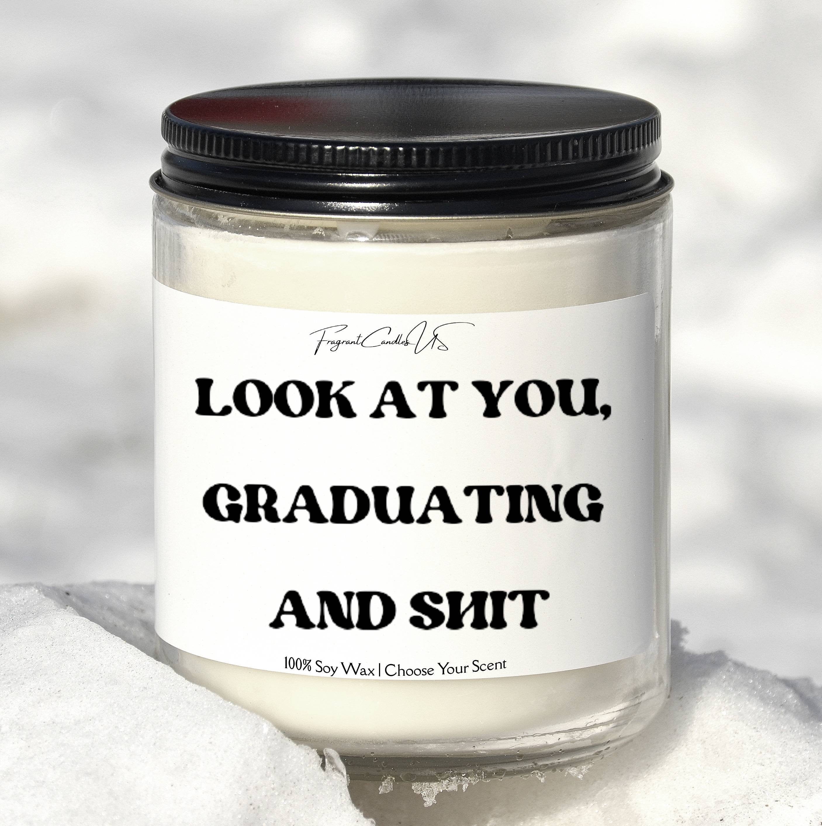 Graduation Candle Gift, Funny Grad Gift for her, Graduation gifts ...